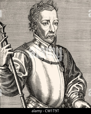 Roi Charles 9 - King Charles IX of France 1550 - 1574 by Francois Clouet French France Stock ...