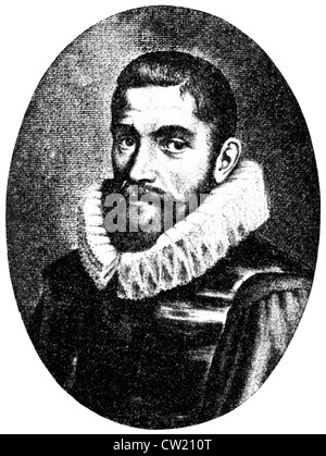 Portrait of Willebrord Snellius (1580-1626) a Dutch astronomer and ...