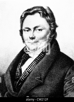 Portrait of Jöns Jacob Berzelius, 1779 - 1848, a Swedish chemist Stock ...