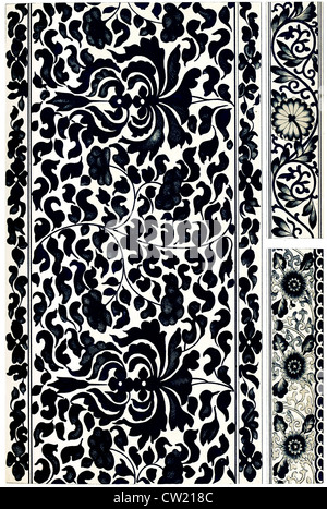 Chinese black ornament Stock Photo - Alamy