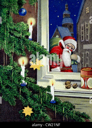 How Father Christmas came to earth Stock Photo - Alamy