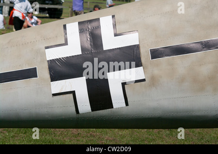 German Airforce Aircraft Cross Decal Stock Photo - Alamy