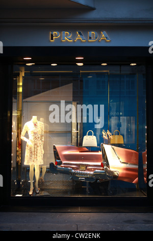 Prada shop front Stock Photo - Alamy