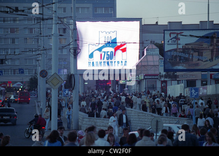 An LED screen in Kaliningrad, Russia Stock Photo - Alamy