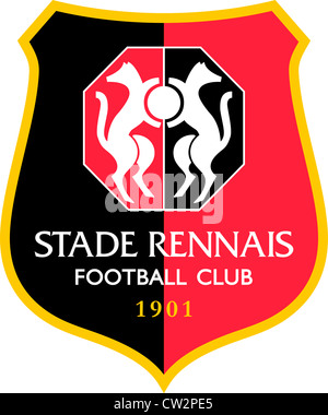 Logo of French football team Stade Rennes Football Club SRFC - France ...