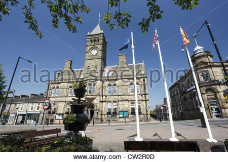 Town Hall, Colne, Lancashire, England UK Stock Photo: 23714911 - Alamy