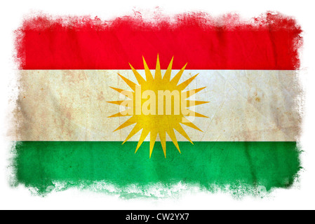 Kurdistan grunge flag Stock Photo - Alamy