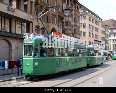 BVB Tram Basel Stock Photo - Alamy