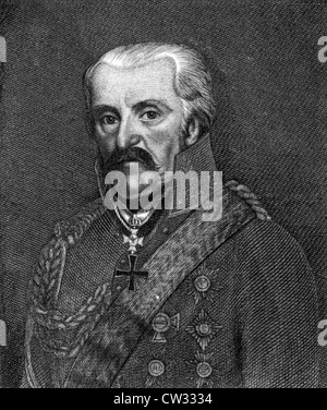 GEBHARD von BLUCHER (1742-1819) Prussian Field Marshal rallies his ...