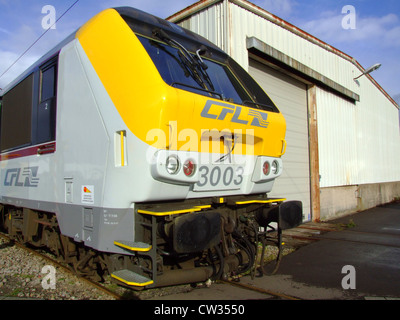 CFL Class 3000 at the Luxembourg rail yard / depot Stock Photo - Alamy