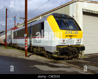 CFL Class 3000 at the Luxembourg rail yard / depot Stock Photo - Alamy