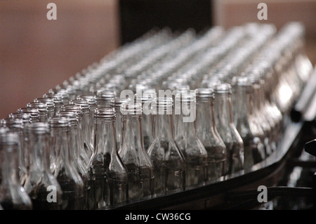 Vodka production in the factory by Itar in Kaliningrad, Russia Stock ...