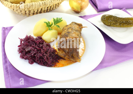 Fresh beef rolls Stock Photo - Alamy