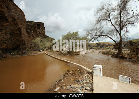 Bridge over the Gaub river in the Gaub Pass, Namibia Stock Photo - Alamy