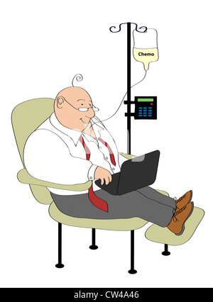 Chemo chair, illustration Stock Photo - Alamy