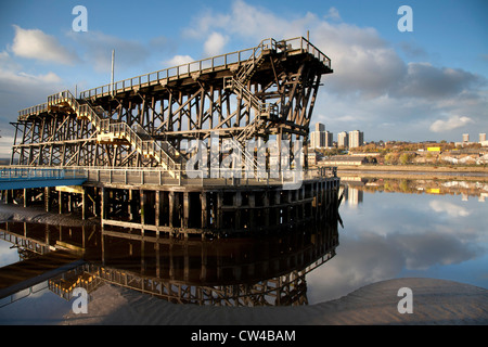 Dunston Staithes, by the River Tyne, at Gateshead, Tyne and Wear ...