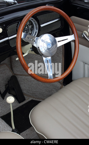 Oldtimer green car metal wheel bearing bolts Stock Photo - Alamy