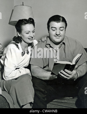 LOU COSTELLO (1906-1959) US comic film actor about 1945 Stock Photo - Alamy