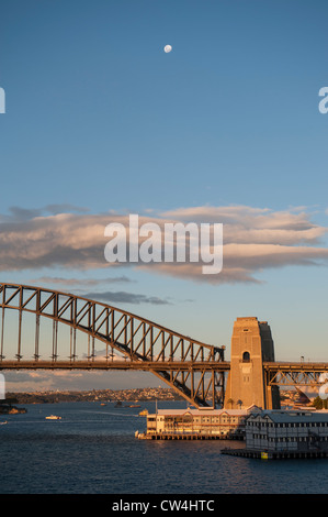 Sydney Harbour Bridge in late afternoon light, Australia Stock Photo ...