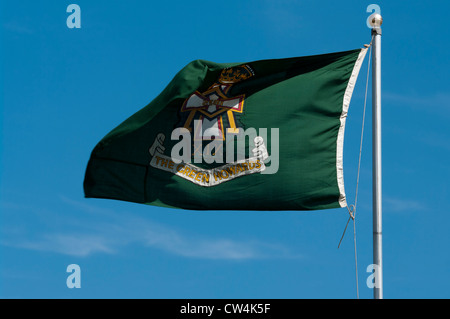 The Green Howards Regimental Flag Stock Photo - Alamy