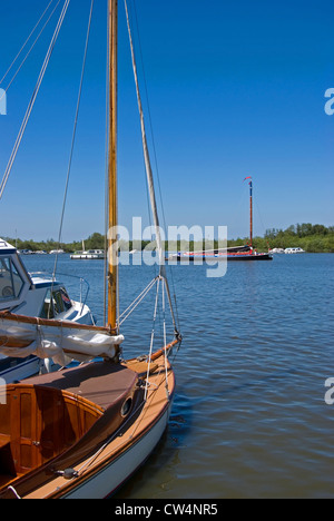 Ranworth Staithe facing Malthouse Broad, in Norfolk. Linked to The ...