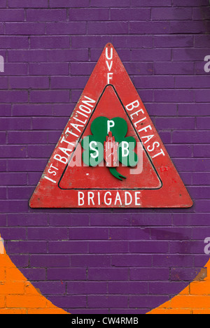 UVF, Ulster Volunteer Force, Loyalist murals during The Troubles ...