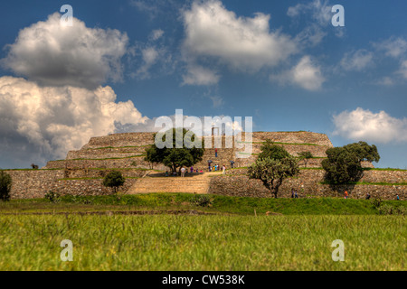 Pyramid of the Flowers - Xochitecatl archaeological site in the state ...