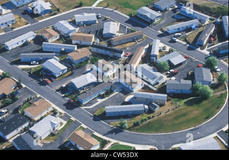 Aerial view of housing development, Pullman, WA Stock Photo - Alamy