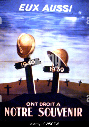 Propaganda poster of the Vichy government Stock Photo: 49983137 - Alamy