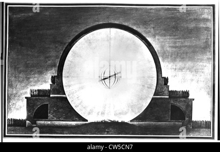 Etienne-Louis Boullée (1728-1799), French architect Plan of the ...