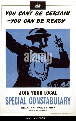 Propaganda poster for the civil defence Stock Photo - Alamy