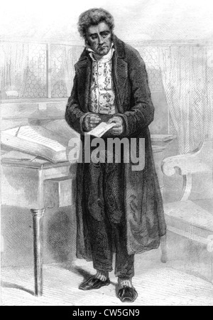 The Count of Monte Christo, Engraving by Gavarni, Danglars Stock Photo ...