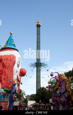 Carousel in the Prater park in Vienna, Austria Stock Photo - Alamy
