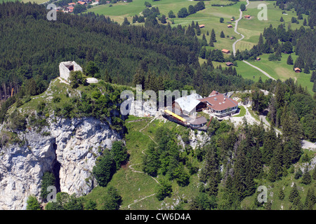 architecture, castles, Germany, Bavaria, Falkenstein Castle near Stock ...