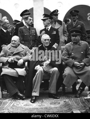 The 'Big Three' at Yalta Stock Photo - Alamy