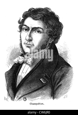 J F CHAMPOLLION Stock Photo - Alamy