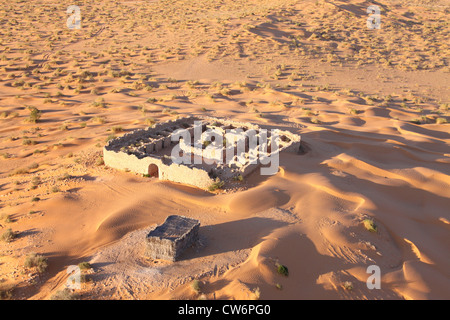 Aerial photo of the ruins of the Roman city of Flavia Neapolis in the ...