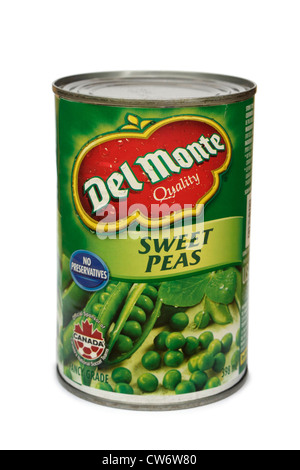 Peas, Can of Sweet Peas, Tinned Peas, Canned Peas Stock Photo - Alamy