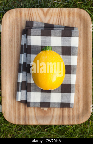 Ball Courgette plant Stock Photo - Alamy