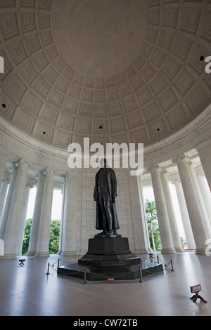 The interior of the Jefferson Memorial Stock Photo - Alamy
