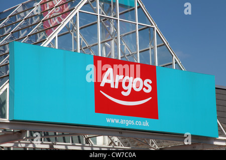 Argos Store Front sign Stock Photo - Alamy