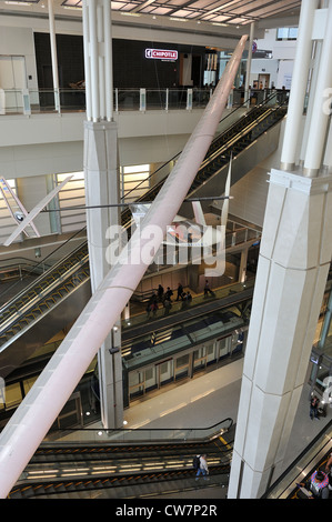 Terminal B escalators and Daedalus pedal plane Washington Dulles ...