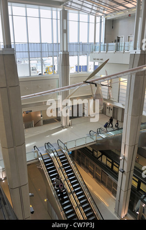 Terminal B escalators and Daedalus pedal plane Washington Dulles ...