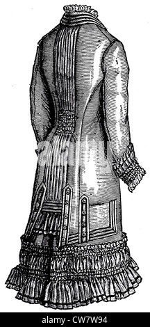 Women fashion dress 1881 Stock Photo - Alamy