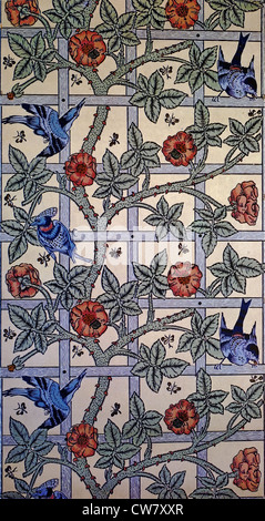 William Morris, Daisy, wallpaper pattern, 1862 Stock Photo - Alamy