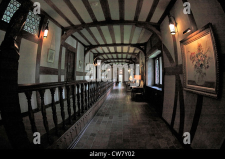 Second floor hallway of Coe Hall the gold coast mansion of William Coe ...