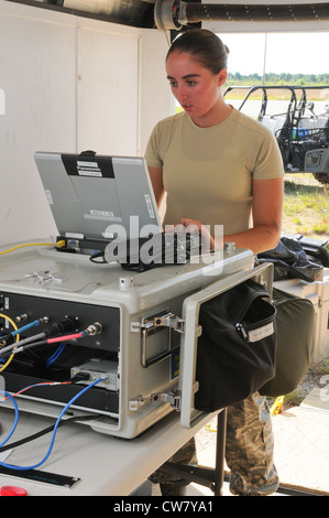 The Joint Incident Site Communication Capability (JISCC) set up on site ...