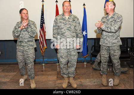 Air Force Gen. David Goldfein, right, chief of staff of the Air Force ...