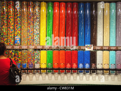The M&M world store in Las Vegas strip Stock Photo - Alamy