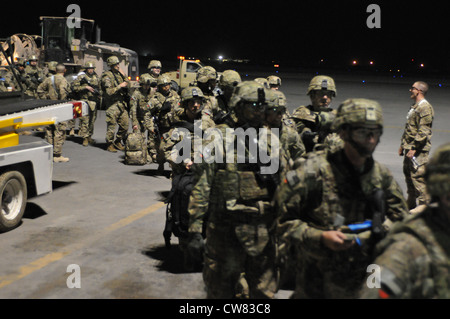 3rd Infantry Division headquarters at Fort Stewart, Georgia, January 6 ...